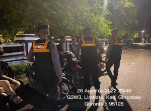 Patroli Samapta Polda Gorontalo Antisipasi Gangguan Kamtibmas di Malam Hari – Polda Gorontalo