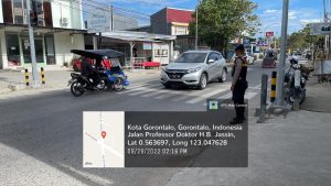 Gatur Pagi Direktorat Samapta, Wujudkan Kamseltibcarlantas – Polda Gorontalo