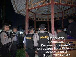 Cegah Tindak Kejahatan Malam, Samapta Polda Gorontalo Aktifkan Patroli Kamtibmas – Polda Gorontalo