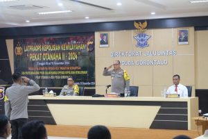 Irwasda Polda Gorontalo Buka Lat Pra Ops Pekat Otanaha II – 2024 – Polda Gorontalo