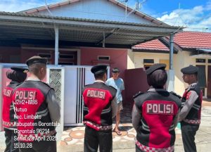 Patroli Kota Presisi Dit Samapta Polda Gorontalo Sosialisasikan Layanan Call Center 110 di ...